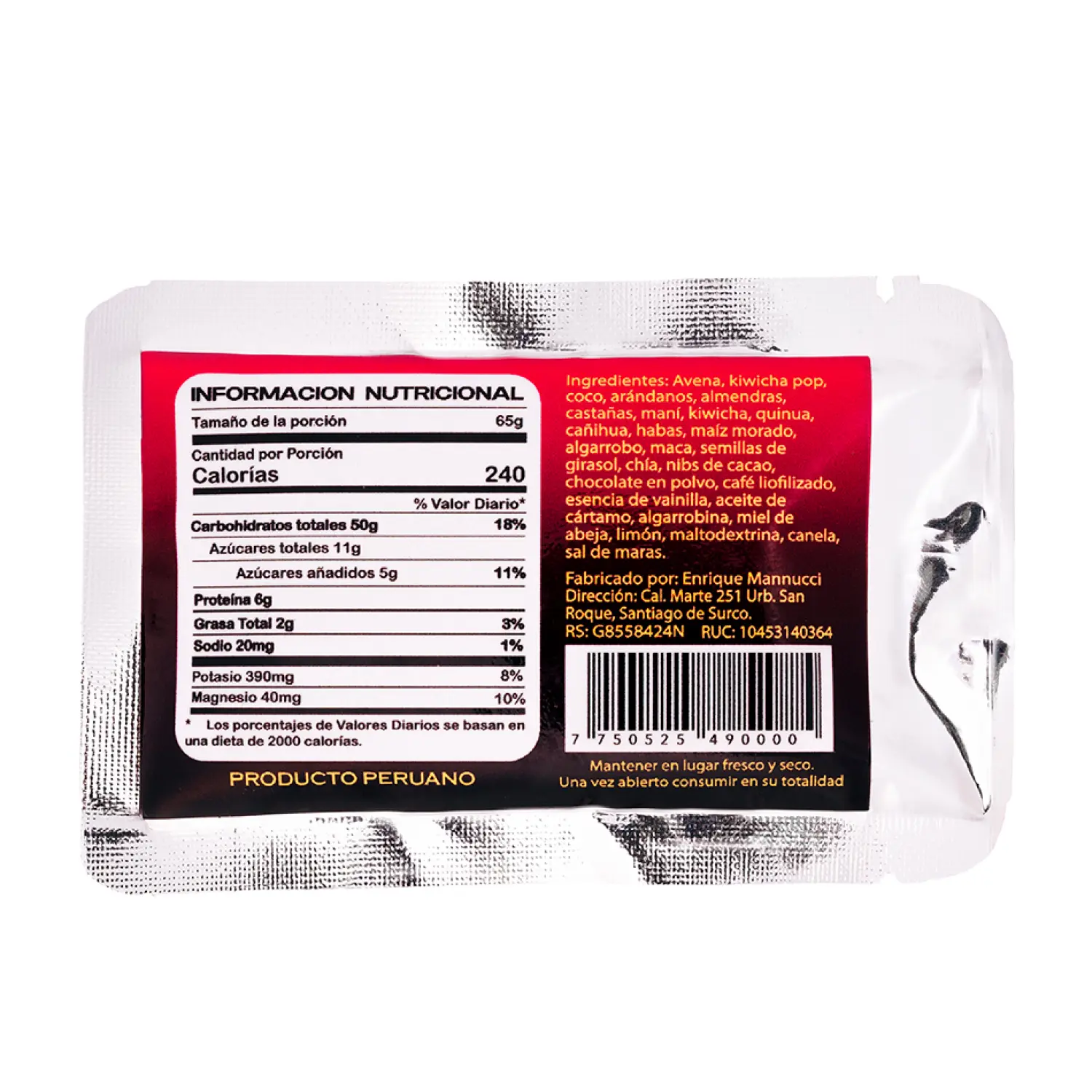 Zona 2 Barritas Energéticas