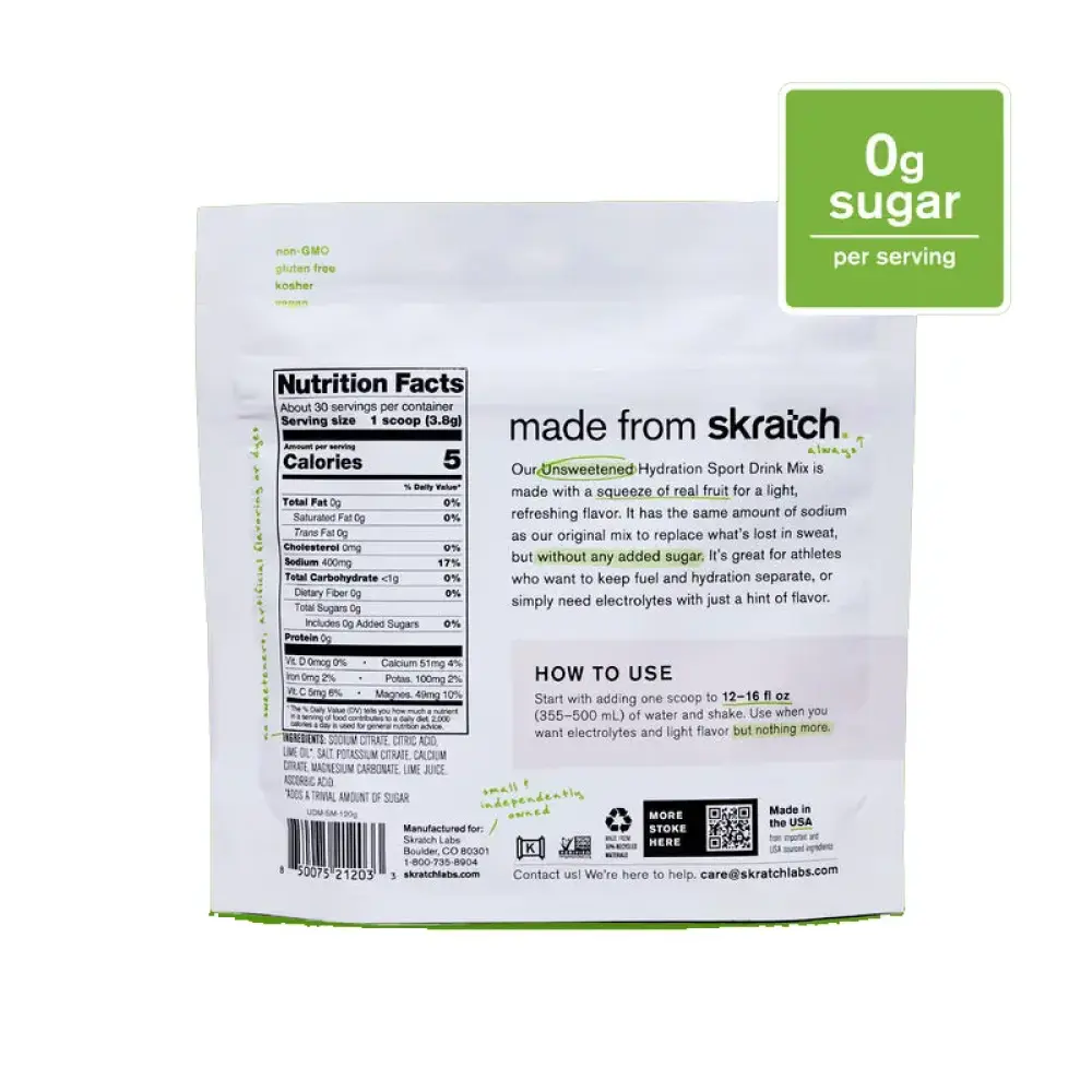 Skratch Labs Unsweetened Hydratation